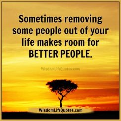 Sometimes removing some people out of your life | Wisdom Life Quotes